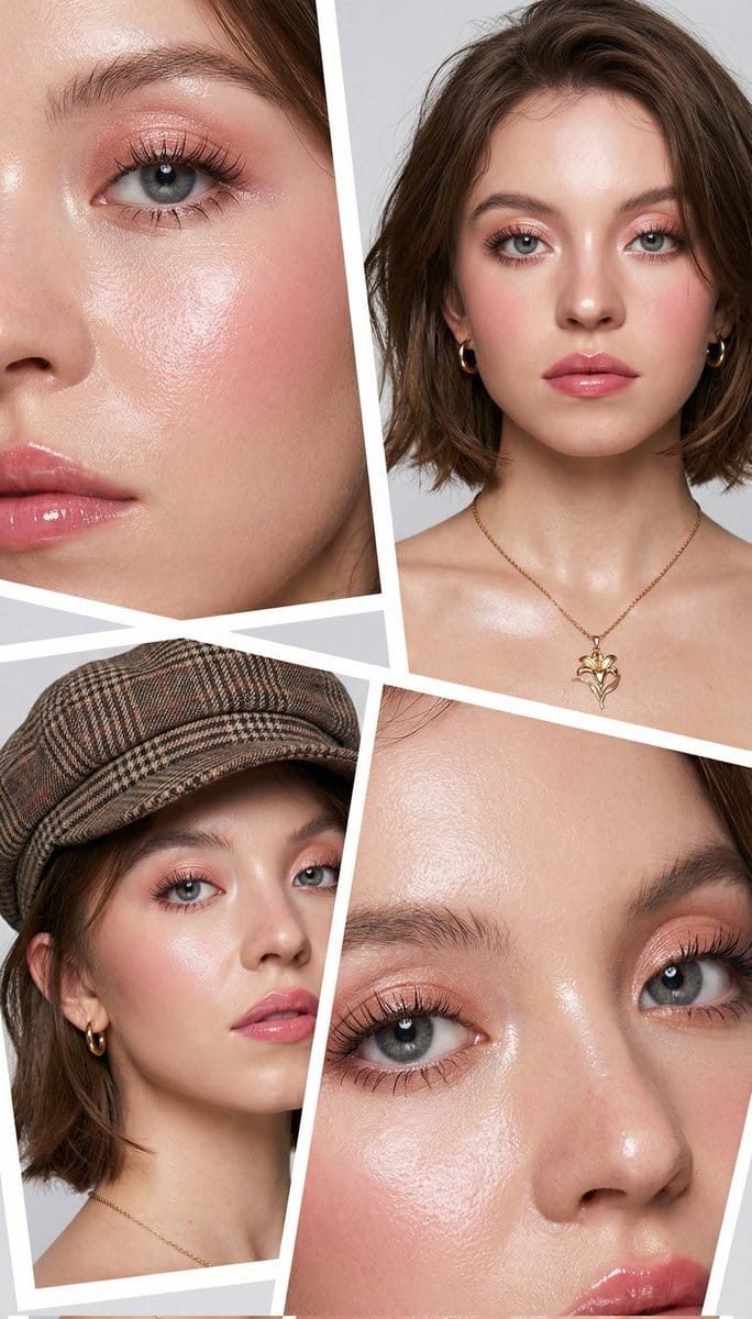 4-Panel Korean Beauty Editorial Collage Prompt (Glass Skin) 免費生成器 ...